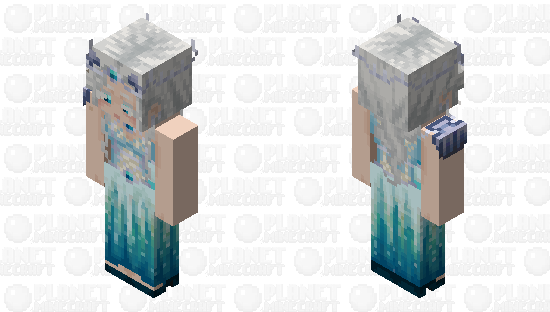 Snowy beach queen Minecraft Skin