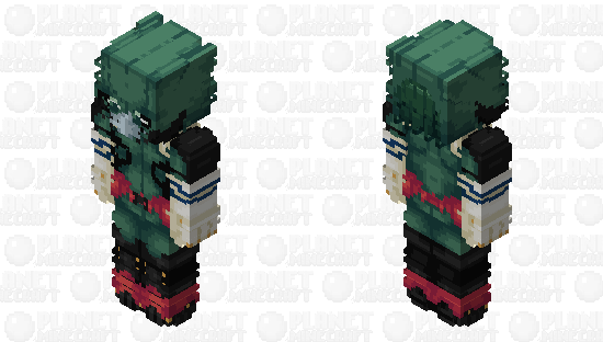 { Izuku Midoriya } (Deku) /My Hero Academia/ (masked) Minecraft Skin