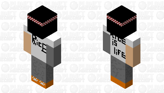 Rice is life Minecraft Skin