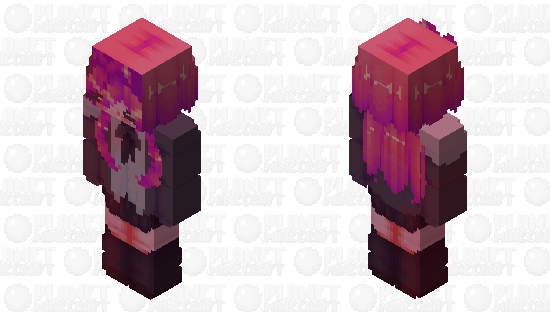 Pink Girl💓💜🌸🪷💮 Minecraft Skin