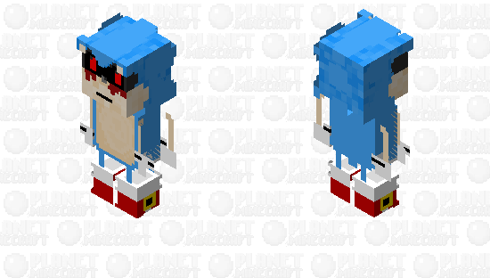 sonic.exe Minecraft Skin