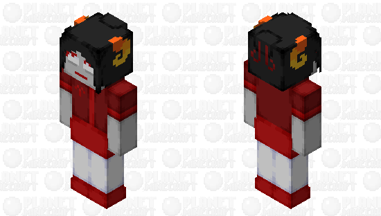 Damara Megido (HomeStuck) Minecraft Skin