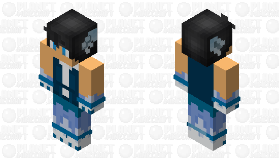 Snow wolf Aaron Minecraft Skin