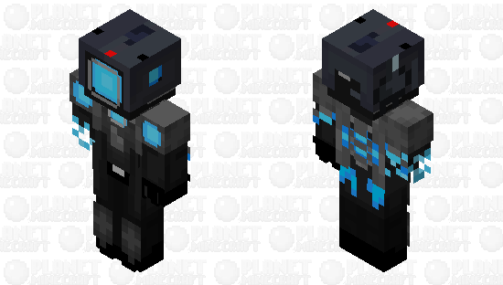 Upgraded Titan cameraman (ep 69 new jetpack blasters) Minecraft Skin