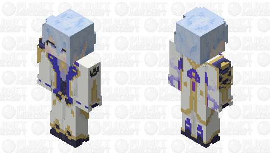 Kamisato Ayato Minecraft Skin