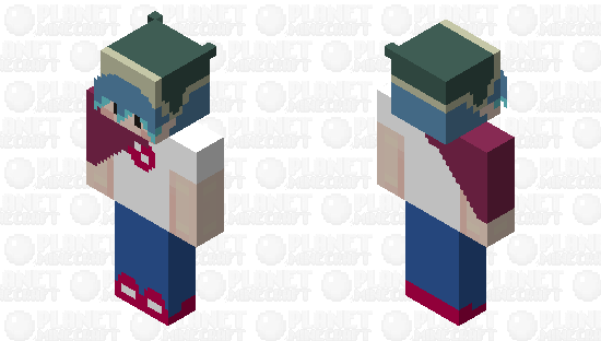 Fnf (cancelled build) salad fingers bf Minecraft Skin