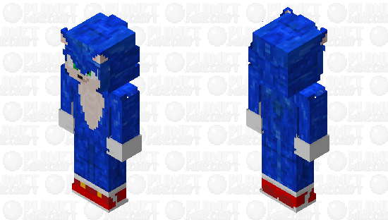 Sonic The Hedgehog (Sonic Movie) Minecraft Skin