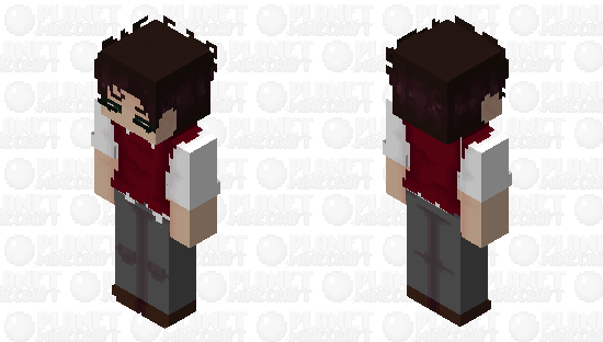 Mischa Bachinski, The Angriest Boy in Town Minecraft Skin