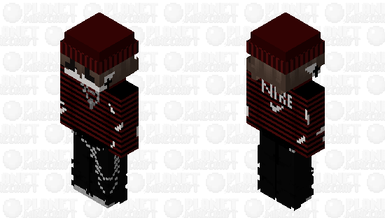 Red Beanie Minecraft Skin