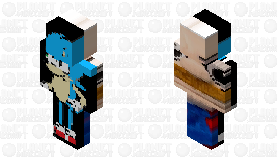 Sonc (Sonc Shitantions) and Marvin (SML) Minecraft Skin