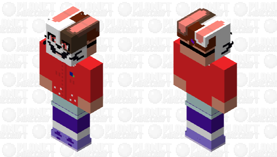 Cassie with vanny mask Minecraft Skin