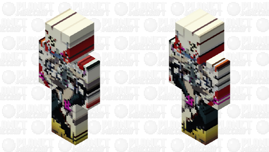 Valentine | Pixel Art #4 | Skullgirls Minecraft Skin