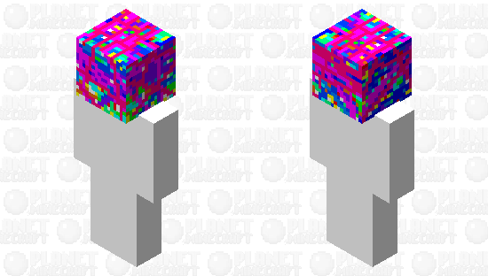 Rainbow Man Minecraft Skin