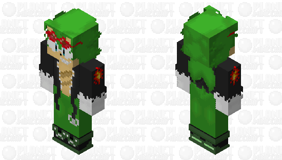 - Scourge The Hedgehog - HD Minecraft Skin