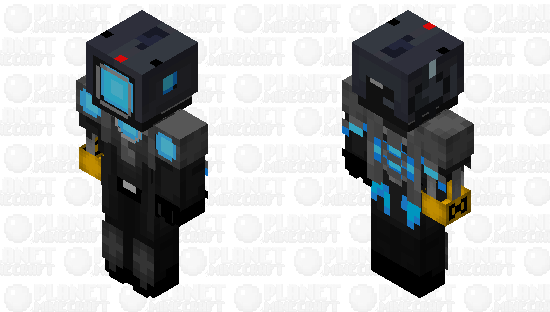 (Acid arm) Upgraded Titan cameraman with new shoulder guns Minecraft Skin