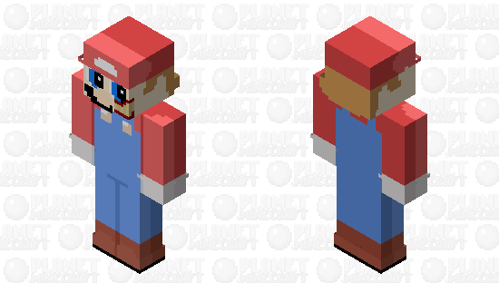 Turmoil Mario (Inner Mouth) Minecraft Skin