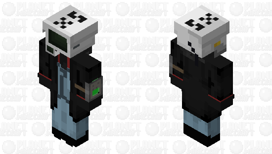 Green Lazer Cameraman Minecraft Skin