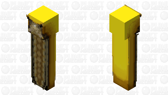 Yellow Banana Slug Minecraft Skin