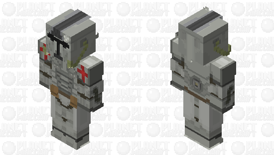 SK-73 power armor HD version Minecraft Skin