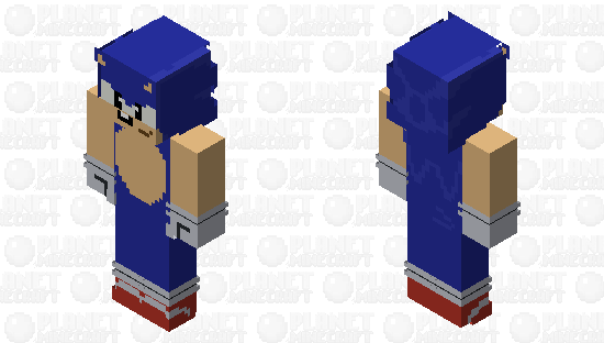 GlitchHog (False Form/Disguised SatAM Classic Sonic) Minecraft Skin