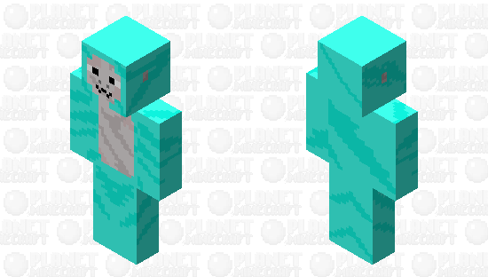 Gtag Cyan Monke Minecraft Skin