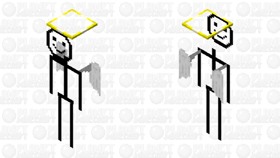 The Stickman (Angel) Minecraft Skin