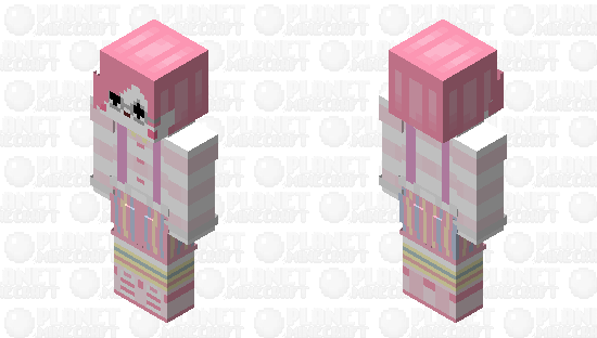Pink Pastel Clown Minecraft Skin