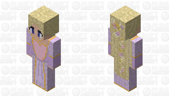 Barbie Rapunzel Minecraft Skin