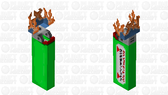 Green Lighter Minecraft Skin
