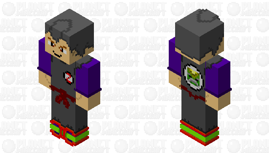 Super Ethan: Black Ver. (HD Format) Minecraft Skin