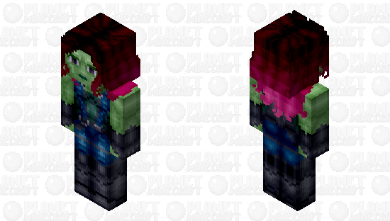 Gamora: Guardians of the Galaxy 2014 (Marvel Studios: 2014) Minecraft Skin