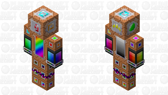 command block skin 3 Minecraft Skin
