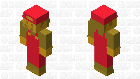 8 - Bit Mario (Before Static Controls) Minecraft Skin