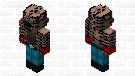 Zander the springlocked zebra Minecraft Skin