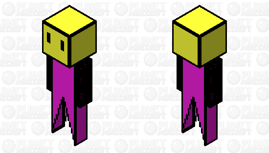 Yellow Head - Little Big Planet Minecraft Skin