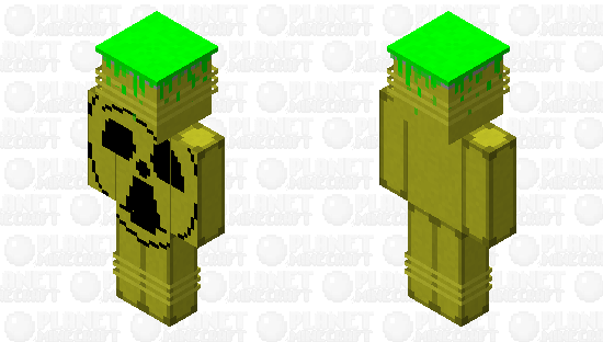 Radioactive Waste Barrel Entity Minecraft Skin