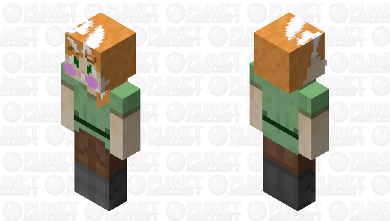 Eating glue face Minecraft Skin