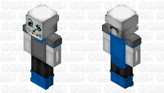 Underswap sans Minecraft Skin
