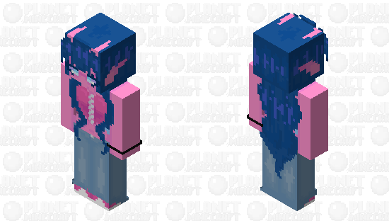 Pink heart 6 Minecraft Skin