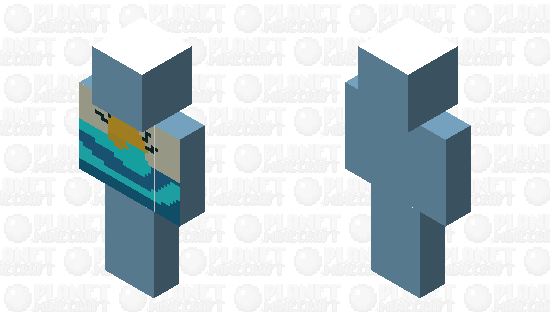 Nautilus Guardian Skin Minecraft Skin