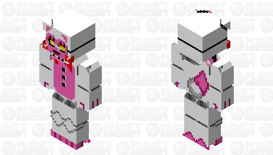 FNAF-Toy Foxy Minecraft Skin