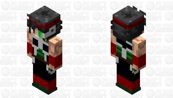 Bardock female Minecraft Skin