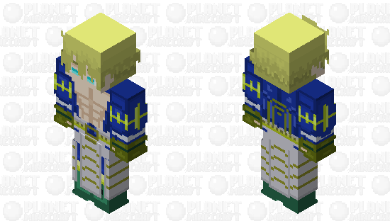 Deus Poseidon Record of Ragnarok Minecraft skin Minecraft Skin