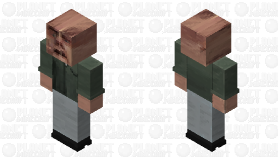 Jason Voorhees Friday the 13th: The Game HD Minecraft Skin