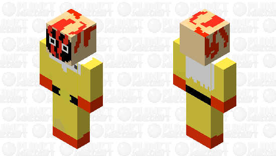 Serious Saitama(After Genos Death) Minecraft Skin