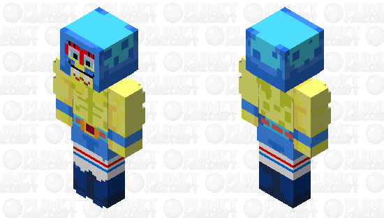 El Primo SpongeBob Minecraft Skin