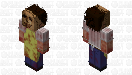 Leatherface Bubba Sawyer HD Minecraft Skin
