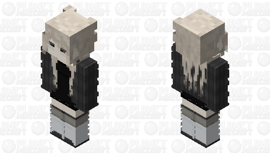 gray flannel Minecraft Skin