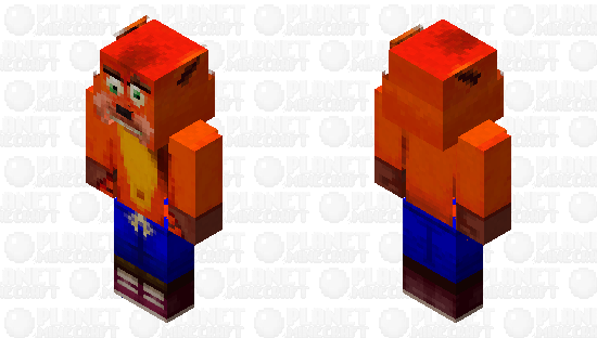 Crash Bandicoot Minecraft Skin