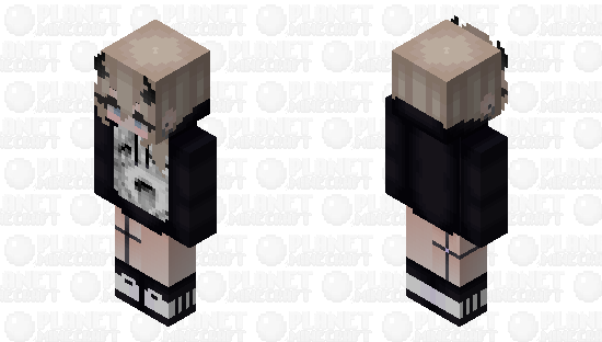 ahegao girl Minecraft Skin
